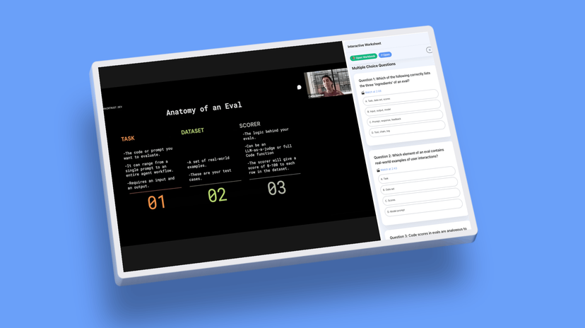 Workbookly - Turn YouTube Videos into Interactive Workbooks