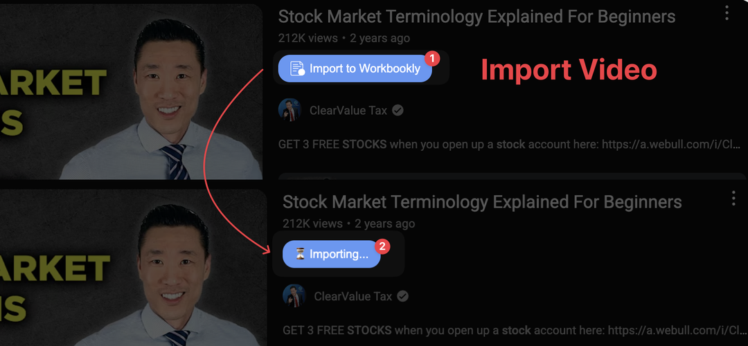 Workbookly - Turn YouTube Videos into Interactive Workbooks